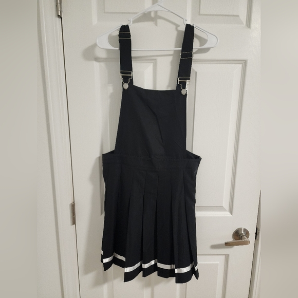 ROMWE | Skirts | Criss Cross Back Corduroy Overall Dress | Poshmark